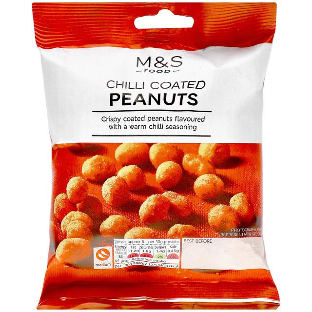 M&S Chilli Coated Peanuts 200g — UK Botiga
